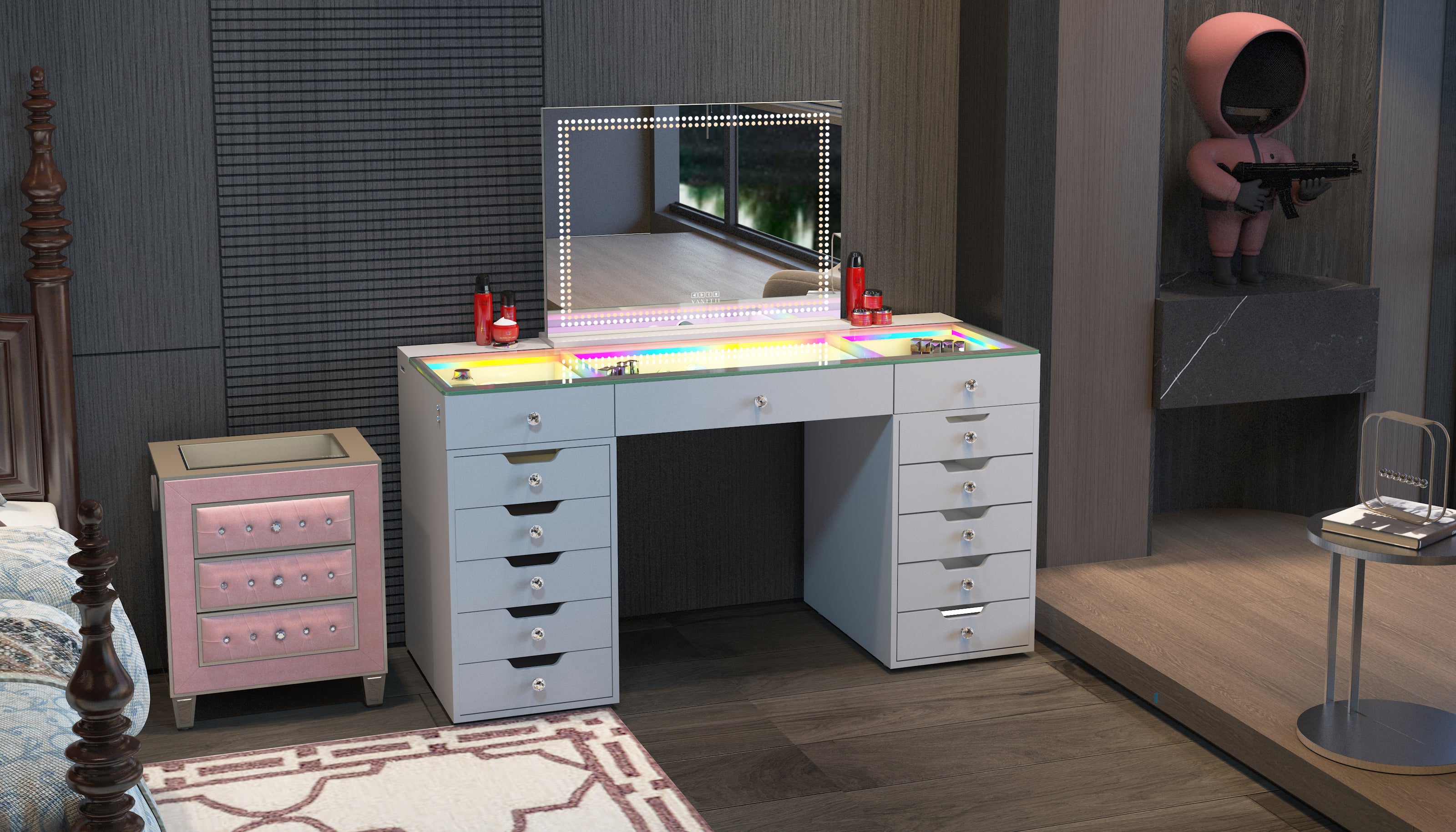 Pro Eva RGB Storage | 13-Drawer Professional Organization