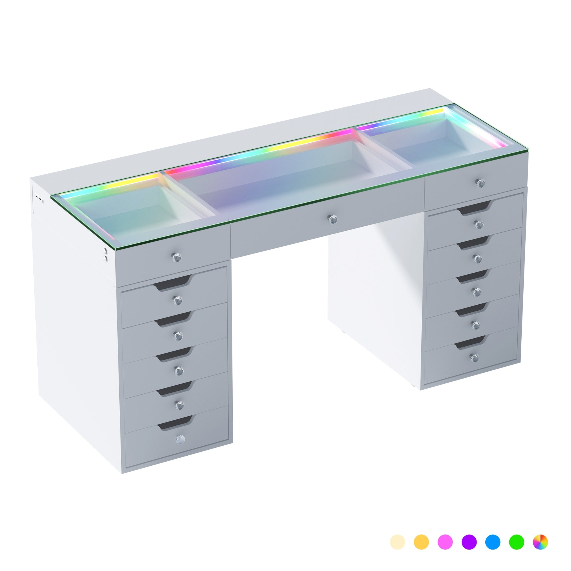 Pro Eva RGB Storage | 13-Drawer Professional Organization