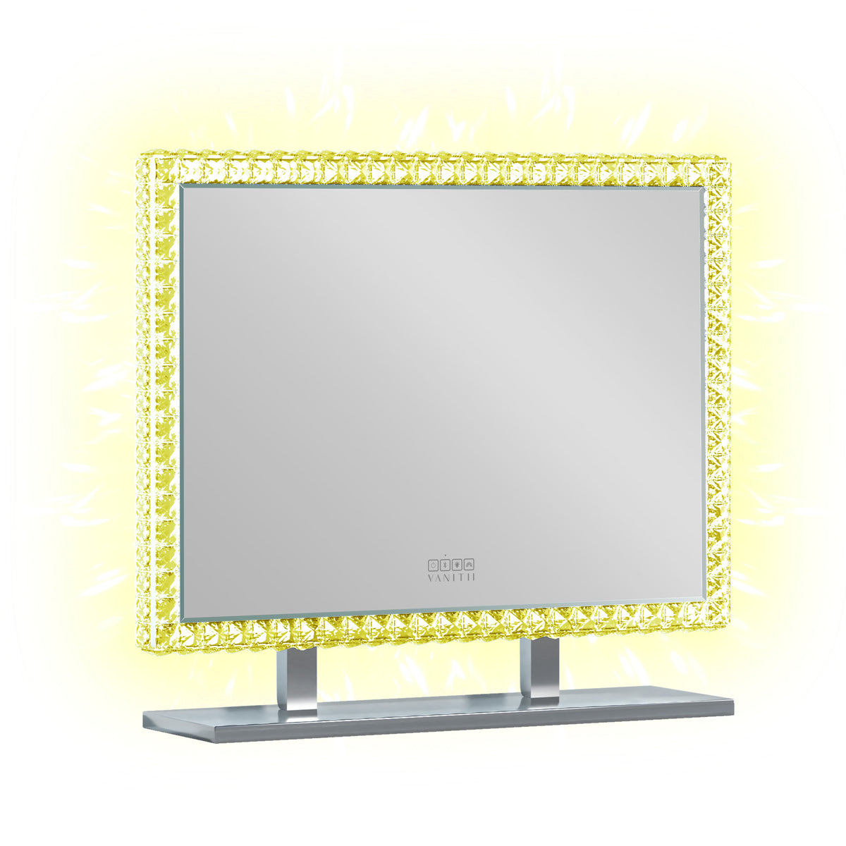 Premium Diamond Collection Mirror | Smart Touch Lighting System