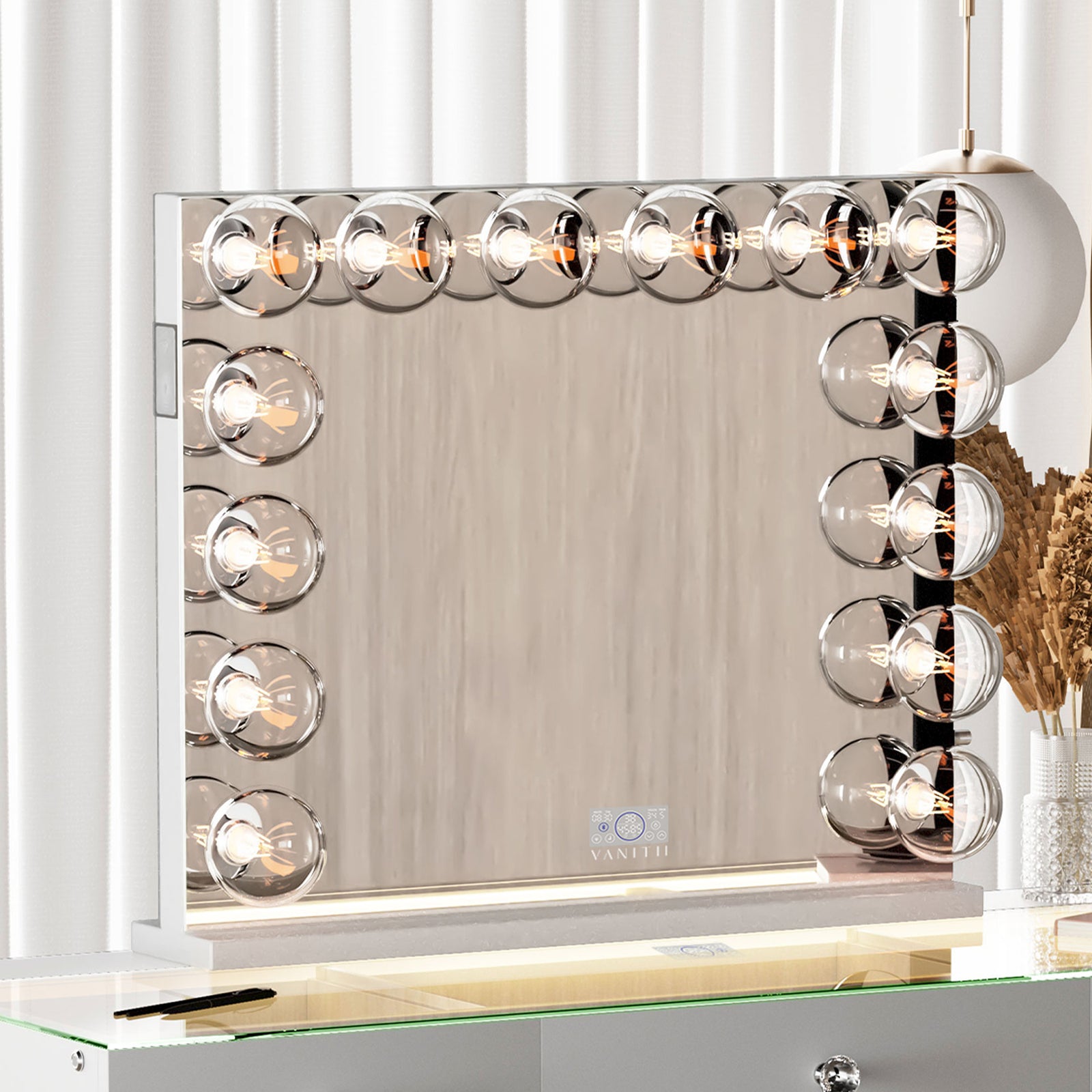 VANITII Marilyn Hollywood Vanity Mirror Pro Max: 14 Dimmable Led Bulbs ...