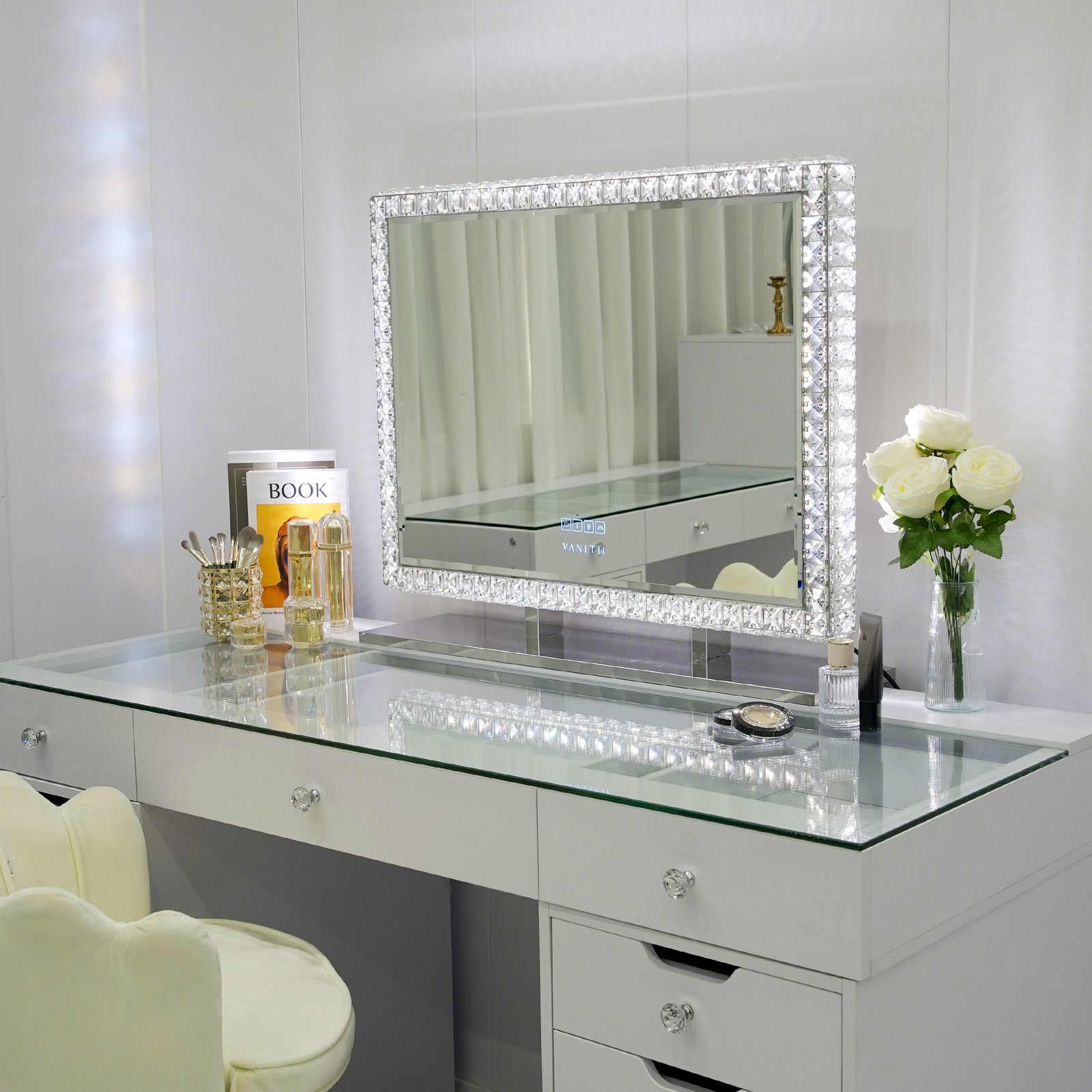 VANITII Hollywood Led Strip Mirror: Skinny Strip
