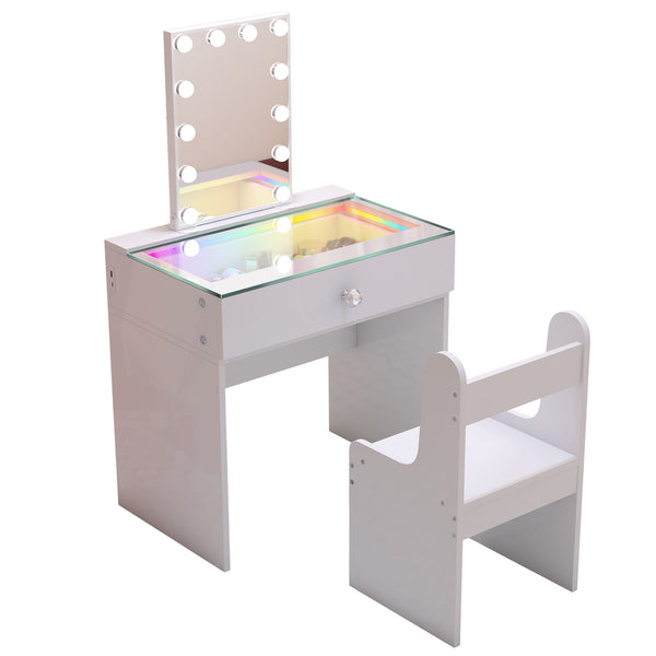 Elsa Beauty Collection | Complete RGB Vanity Desk System