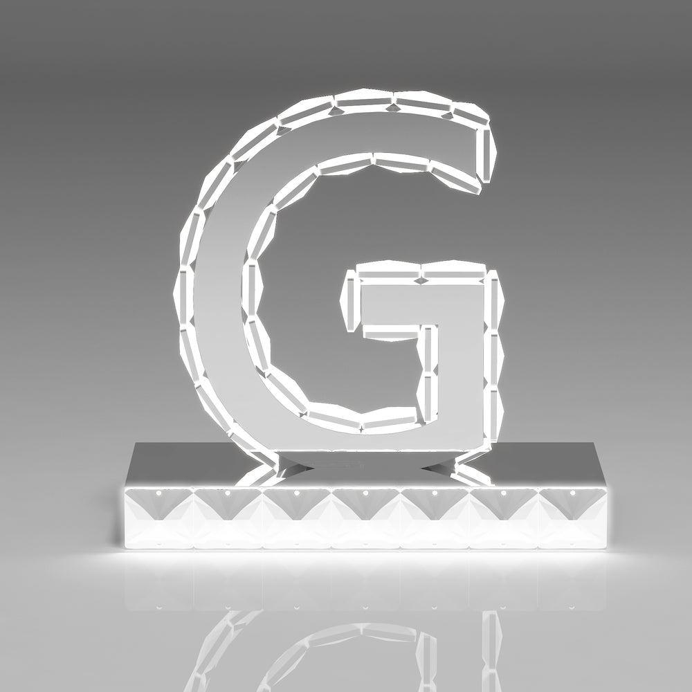 LED CRYSTAL LETTER: Customizable for Every Occasion